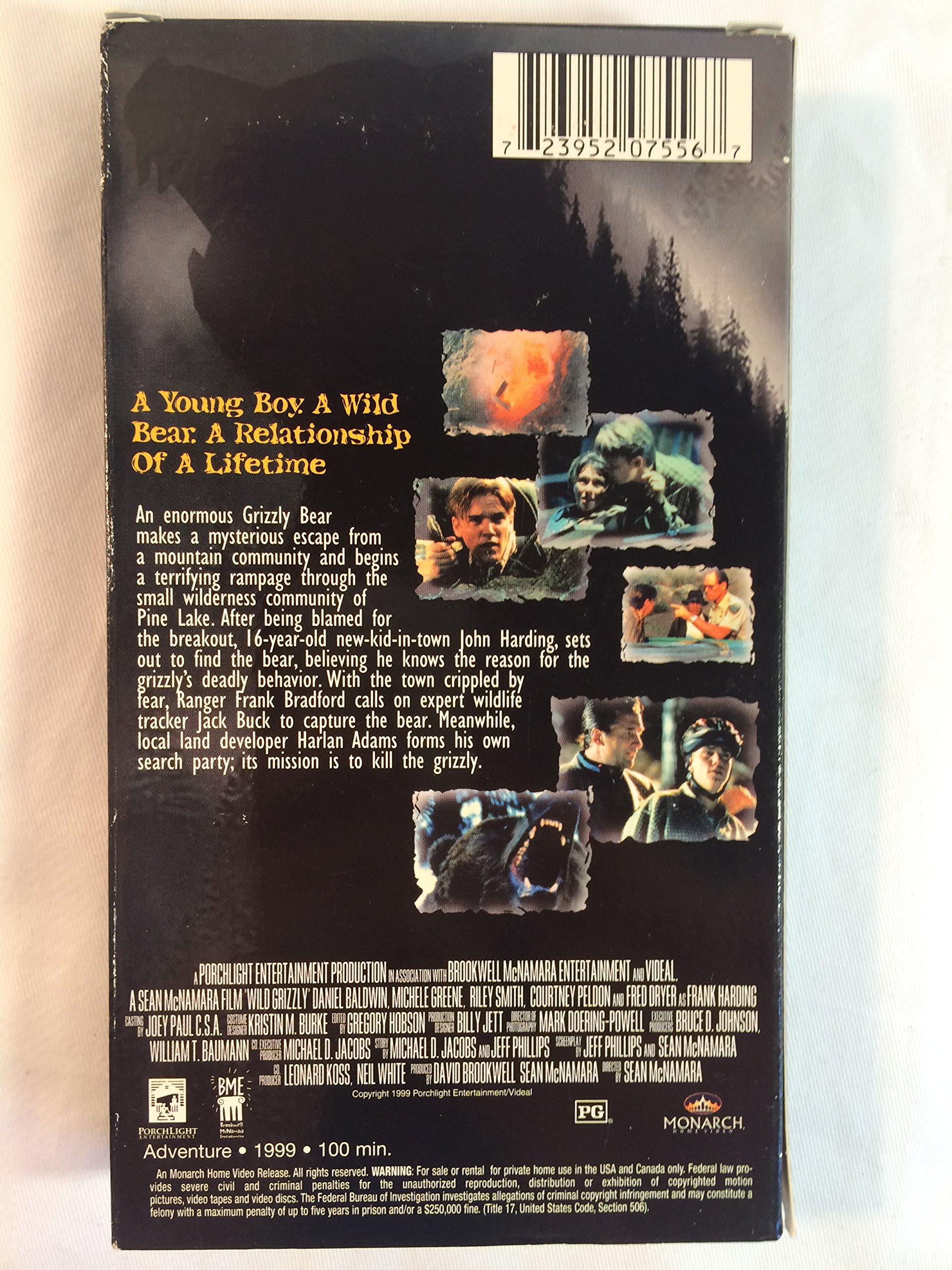 Wild Grizzly - VHS | PhysicalMedia.com